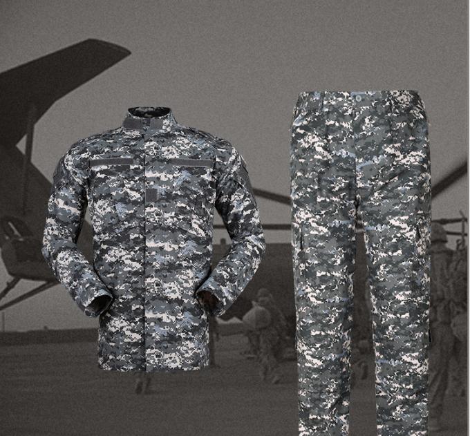 Twill ACU Army BDU Uniform 210gsm-230gsm Camouflage Army Suit