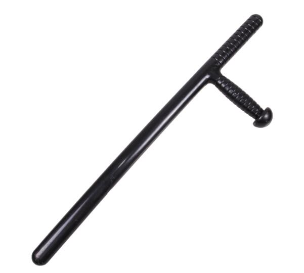 NIj standard Police baton T Type Anti Riot Baton PC ABS Black Color ...