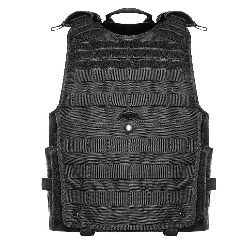 Protective Kevlar Adjustable Body Armor Plate Carrier Military Tactical ...
