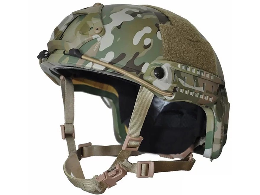 Level IIIA Ballistic Helmets For Law Enforcement Dual Lateral Rail System