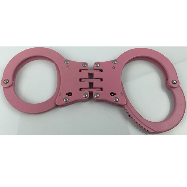 Snap Shackles Stainless Steel Hand Cuffs Police Use Silver Black