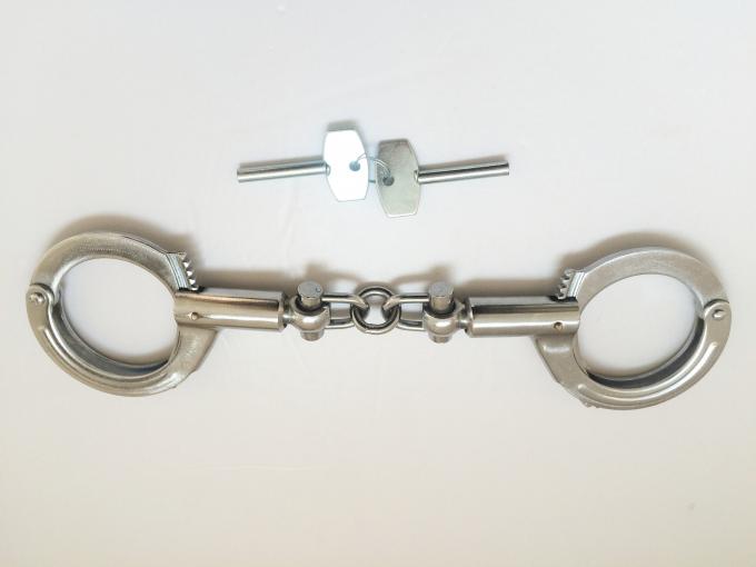 Class Style Stainless Steel Handcuffs Anti Shear Cop Handcuffs