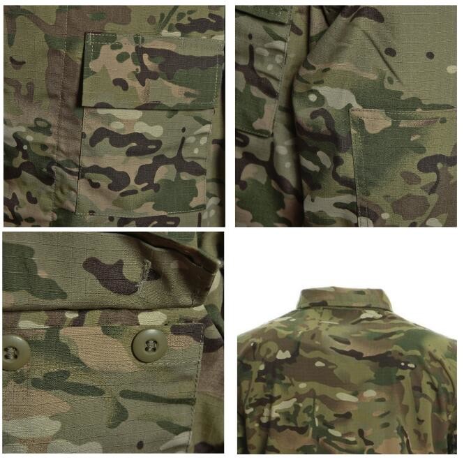 USA Camouflage Military Tactical Wear ACU Combat Uniform For Wargame ...